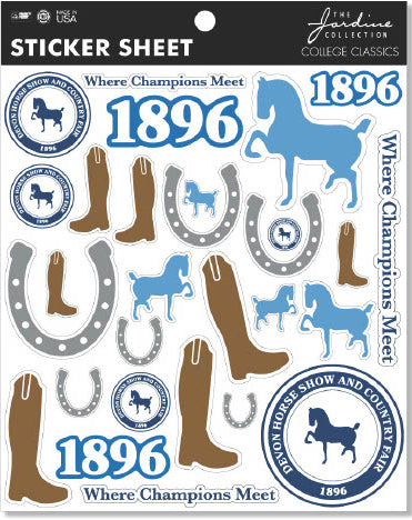 Devon Stickers – Devon Horse Show Souvenirs